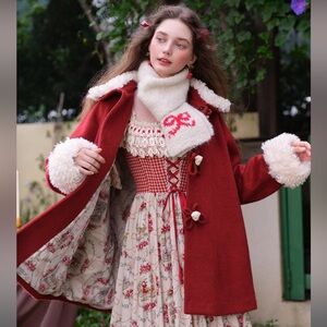 Lacemade | Jackets & Coats | Lacemade Little Red Riding Hood Coat ...